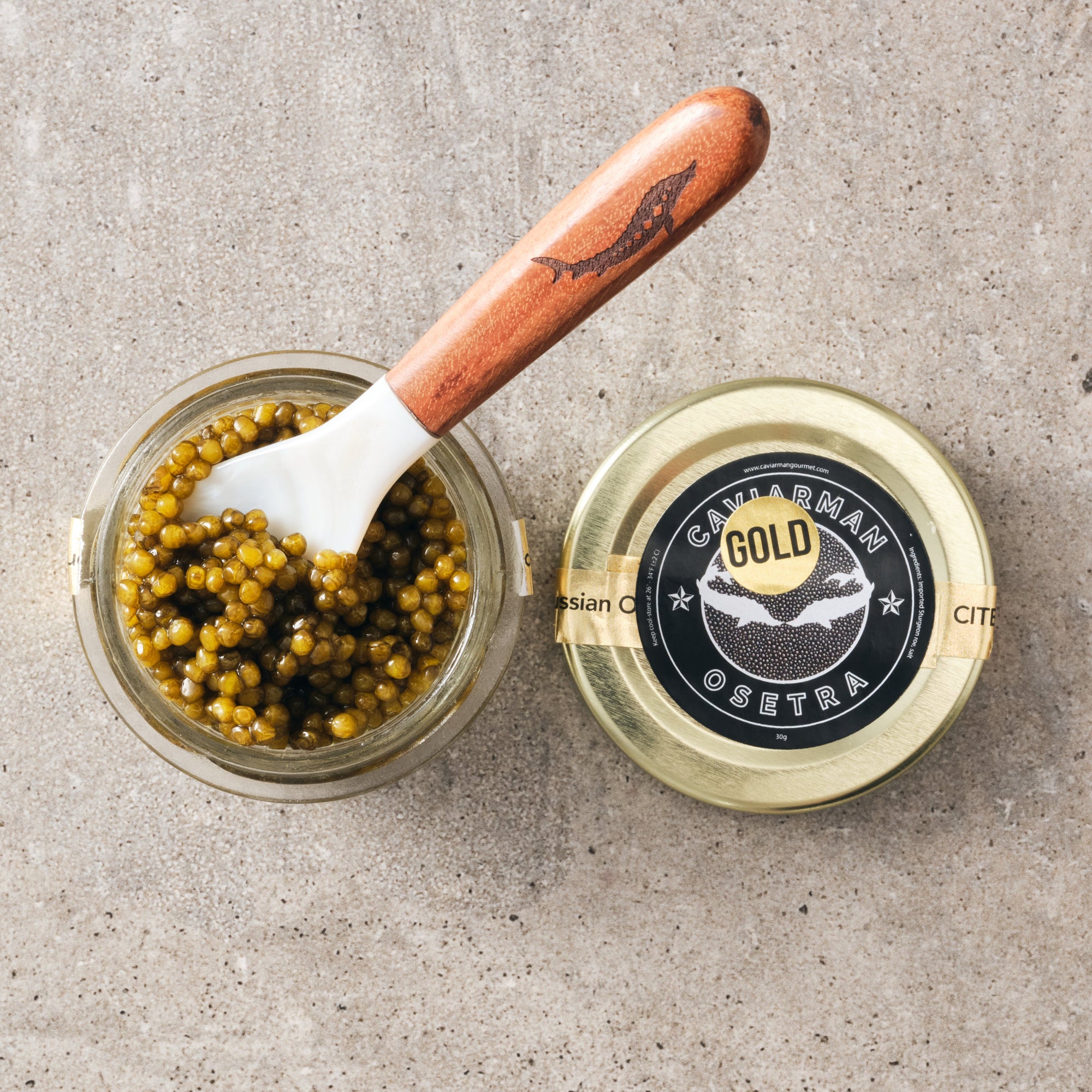 Caviarman Osetra Gold - CAVIARMAN GOURMET